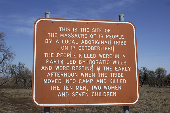 Massacre sign does not tell full story – Way to go Australia