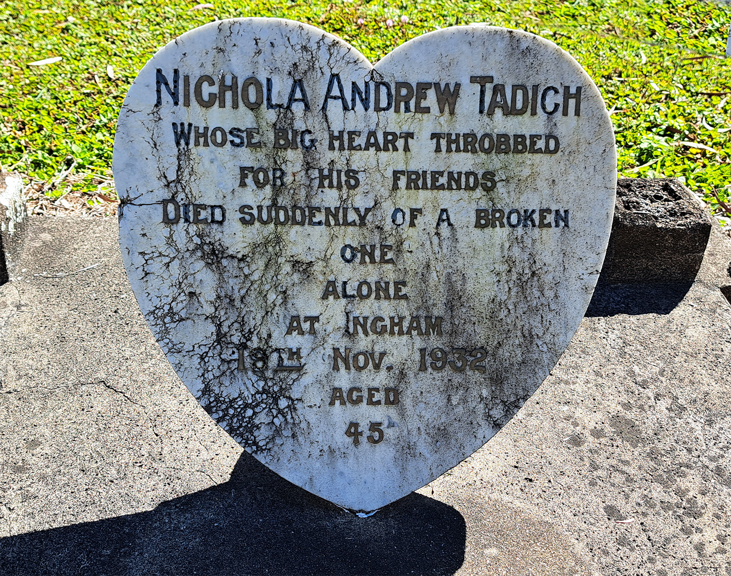 Nichola died of a broken heart – Way to go Australia